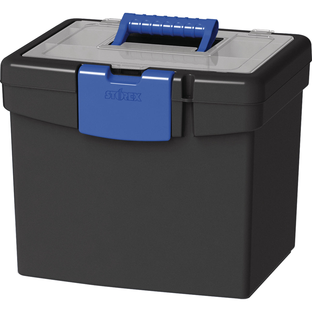 Storex Box with XL Lid - External Dimensions: 10.9 Length x 13.3 Width ...
