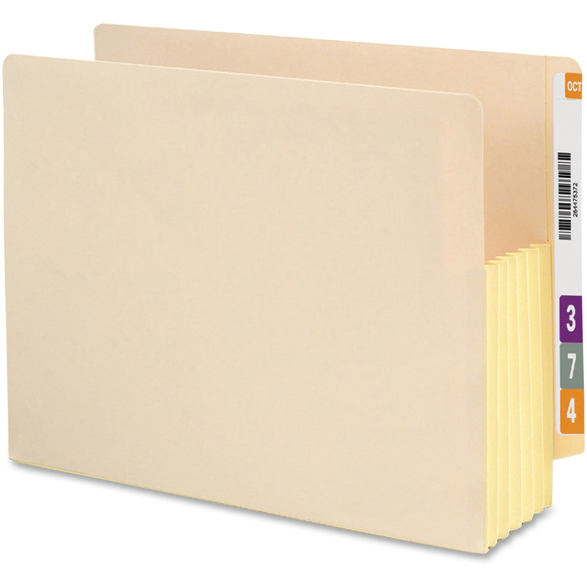 Smead End Tab File Pocket, Reinforced Straight-Cut Tab, 5-1/4" Expansi ...