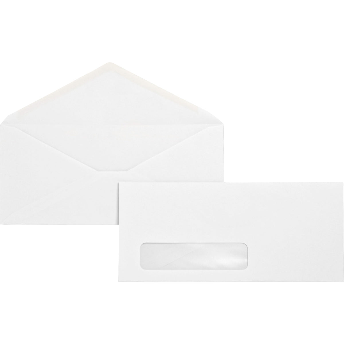 Business Source No. 10 Diagonal Seam Envelopes - 500 / BX - Single ...