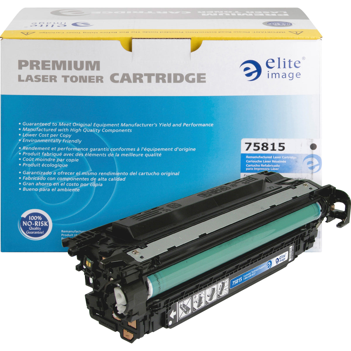 Elite Image Remanufactured Laser Toner Cartridge - Alternative for HP ...